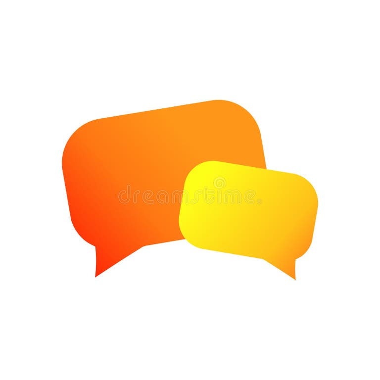 Icon of Two Bulk Messages. Vector Illustration Eps 10 Stock ...