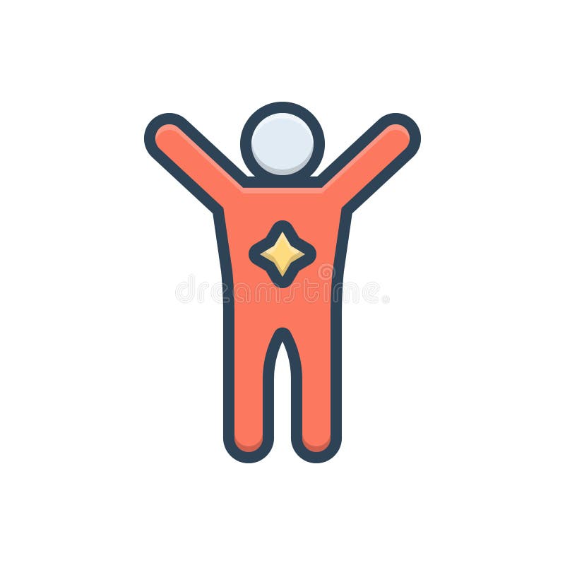 Color Illustration Icon for Ultimately, Finally and Lastly Stock ...