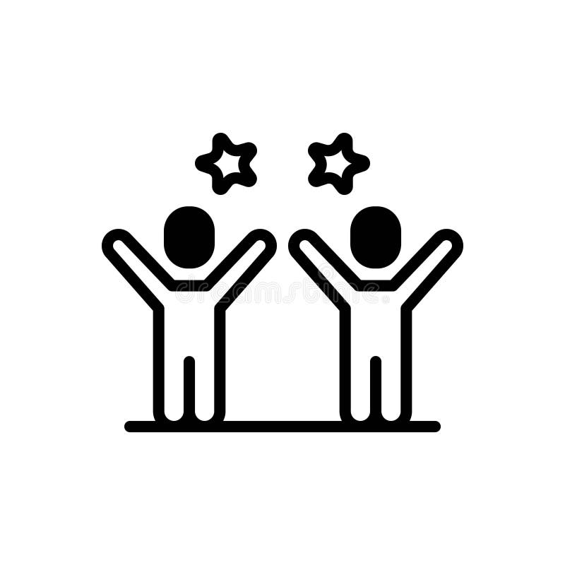 Black Solid Icon for Ultimately, Finally and in the End Stock Vector ...