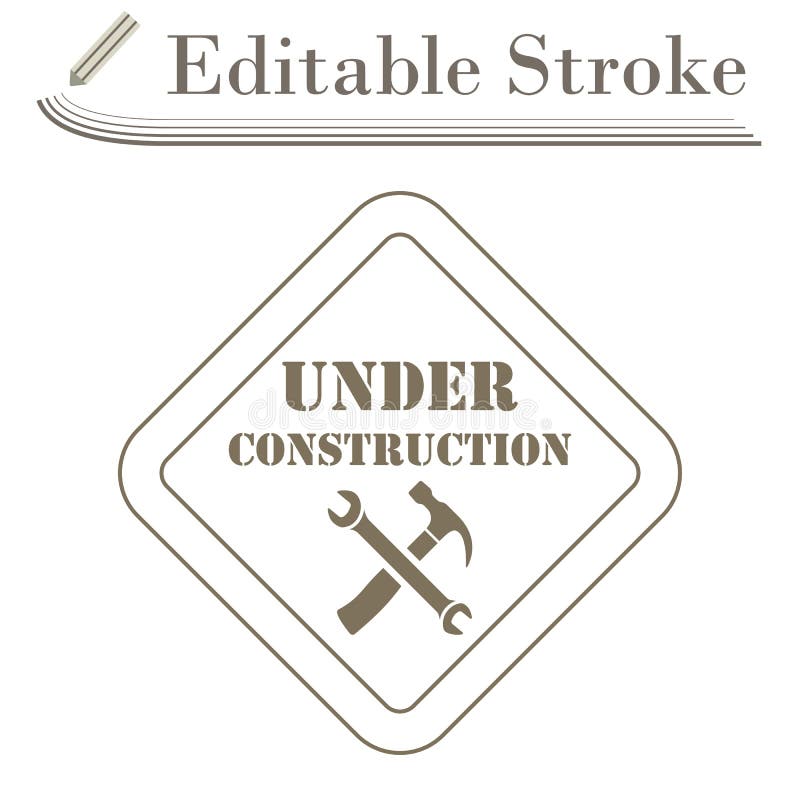Simple Under Construction Icon Stock Illustrations – 1,320 Simple Under ...
