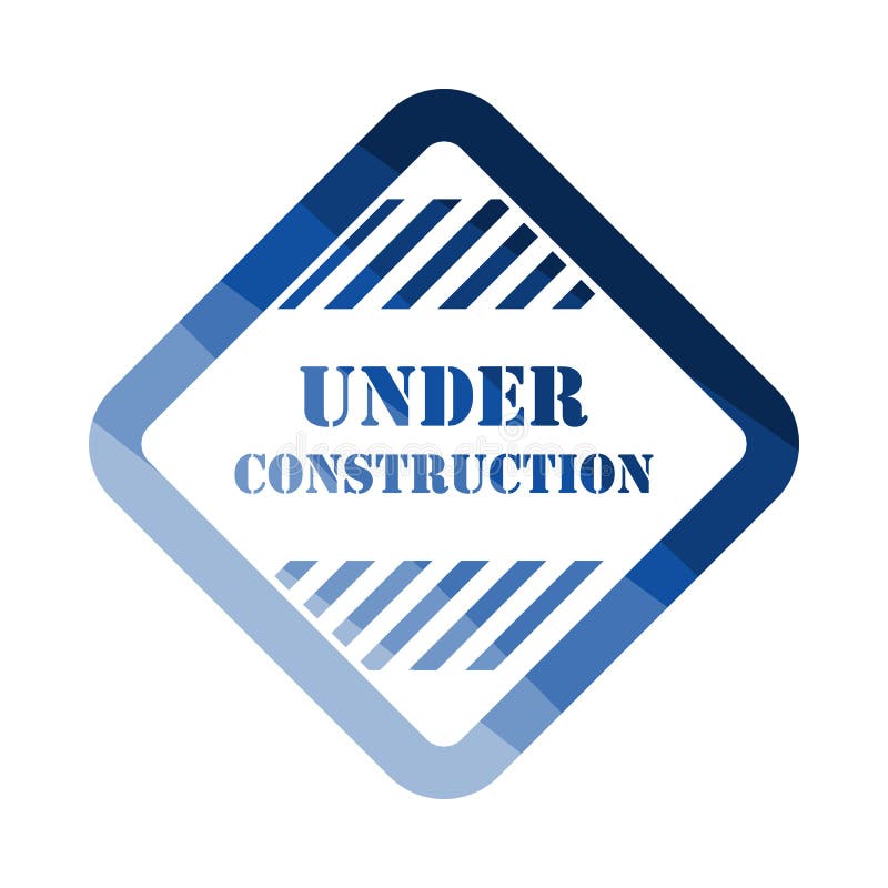 Icon of Under Construction stock vector. Illustration of hammer - 148828859
