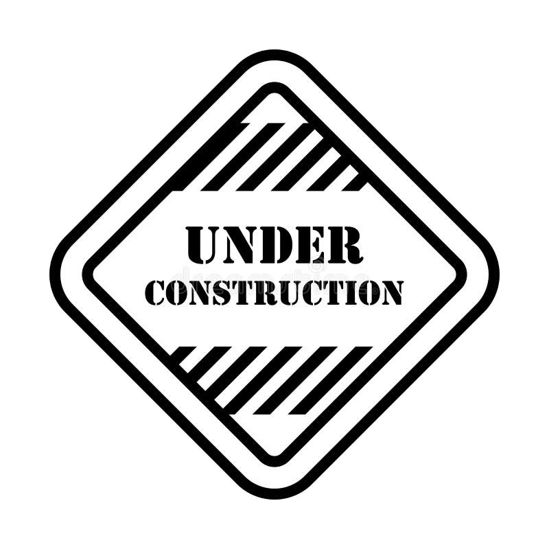 Icon of Under Construction stock vector. Illustration of hammer - 245712175