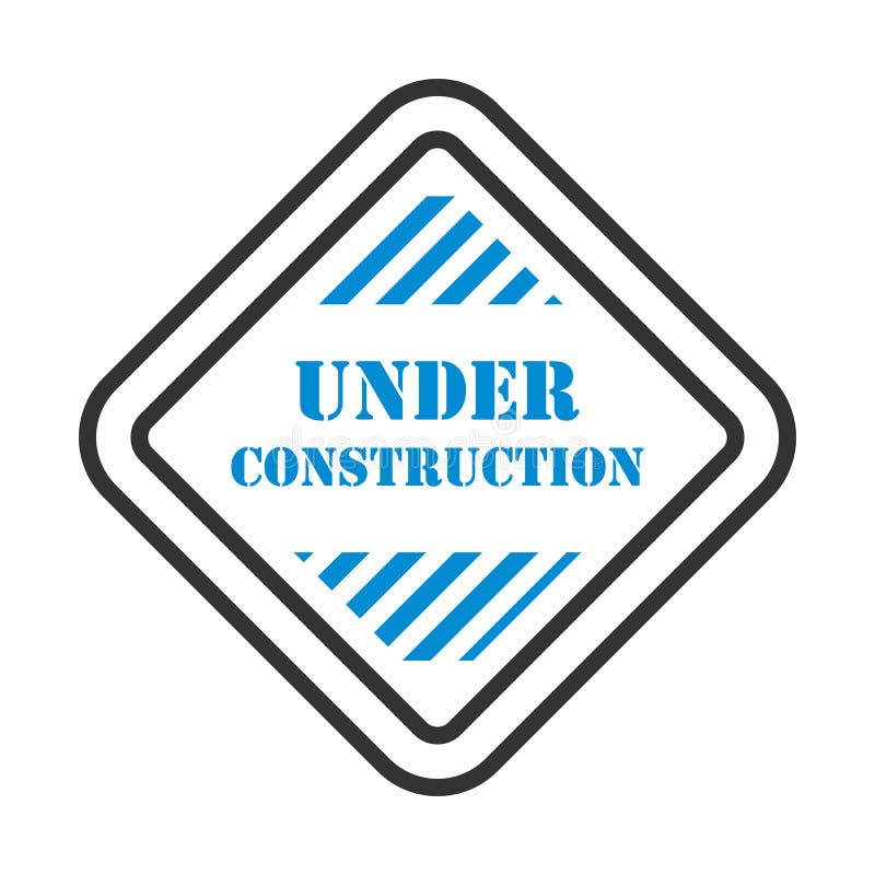 Icon of Under Construction stock vector. Illustration of repair - 248026385