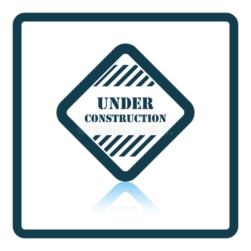 Icon of Under Construction stock vector. Illustration of recondition ...