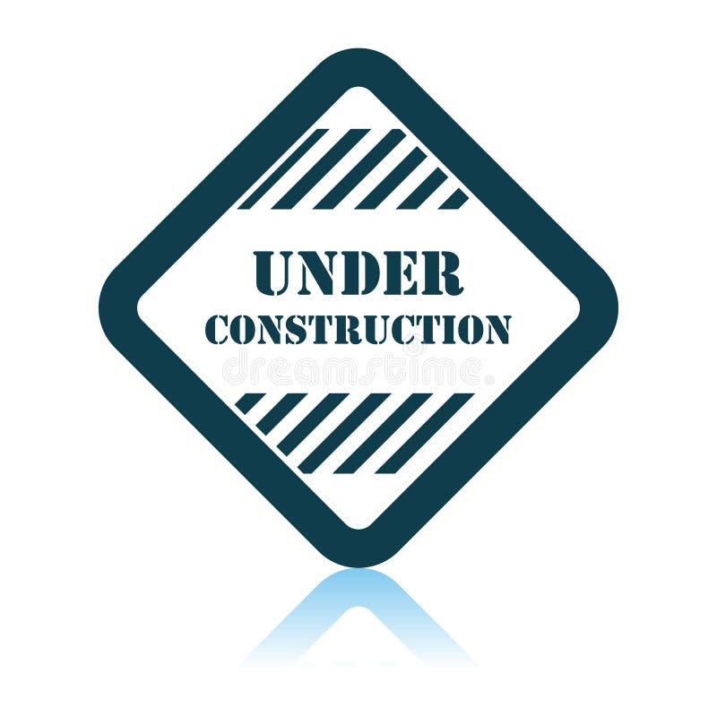 Icon of Under Construction stock vector. Illustration of recondition ...