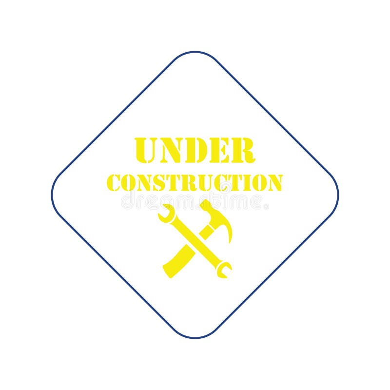 Icon of Under Construction stock vector. Illustration of recondition ...