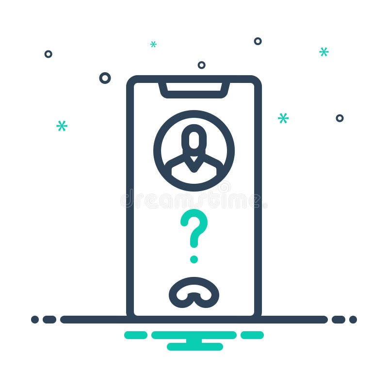 Unknown Number Icon Stock Illustrations – 183 Unknown Number Icon Stock ...