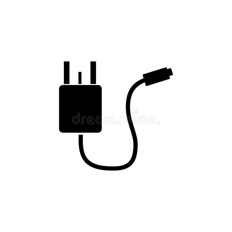 The Icon of USB Adapter. Simple Flat Icon Illustration, Vector of USB ...