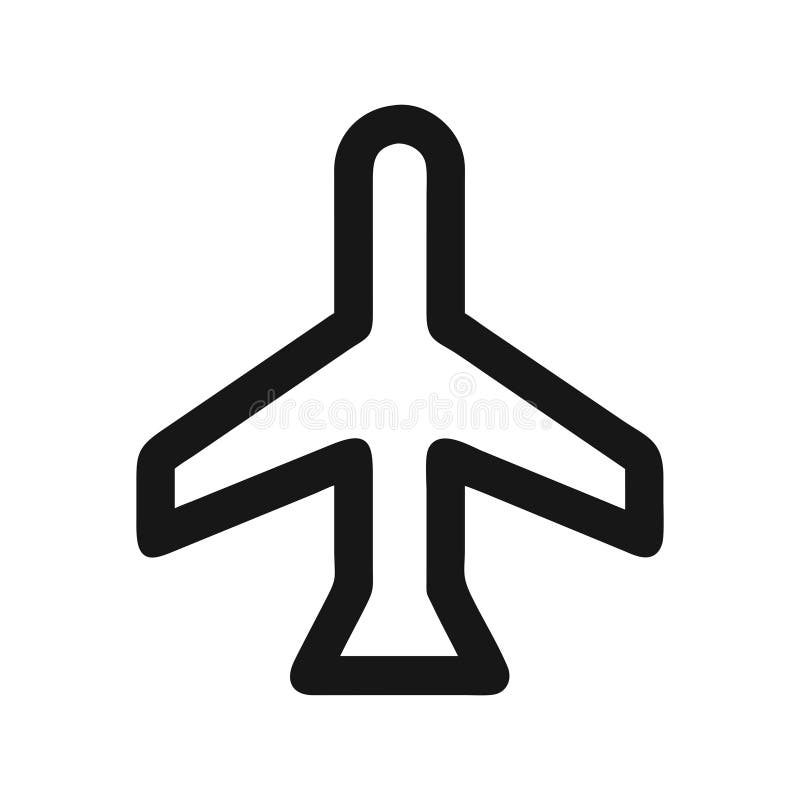 Icon User Interface Airplane Stock Vector - Illustration of technology ...