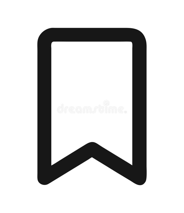 Icon User Interface Bookmark Stock Vector - Illustration of user ...