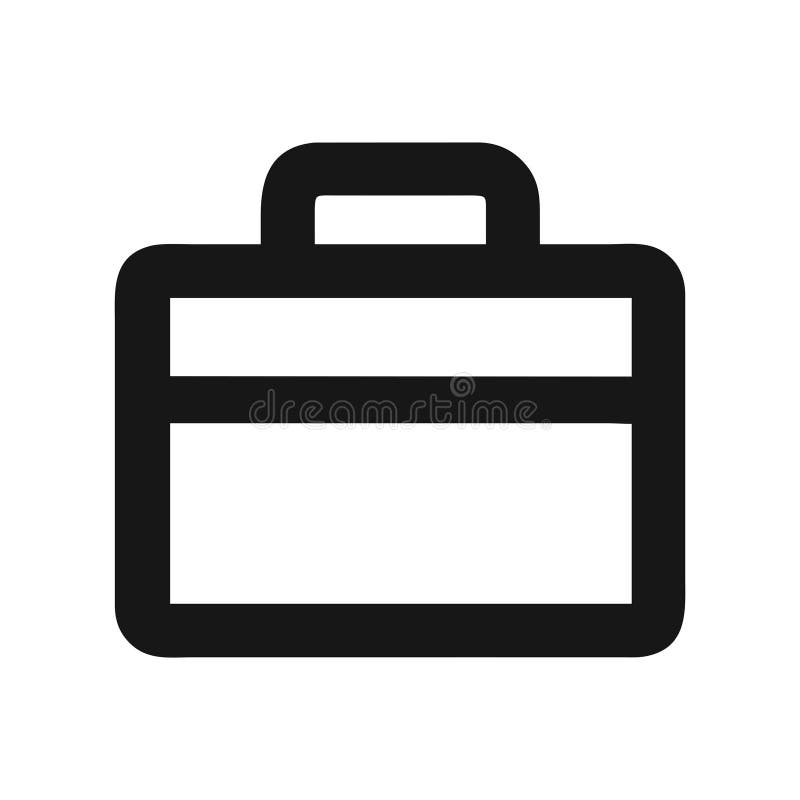 Icon User Interface Briefcase Stock Vector - Illustration of icon ...