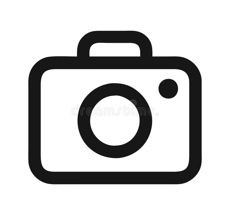 Icon user interface camera stock vector. Illustration of white - 364312555
