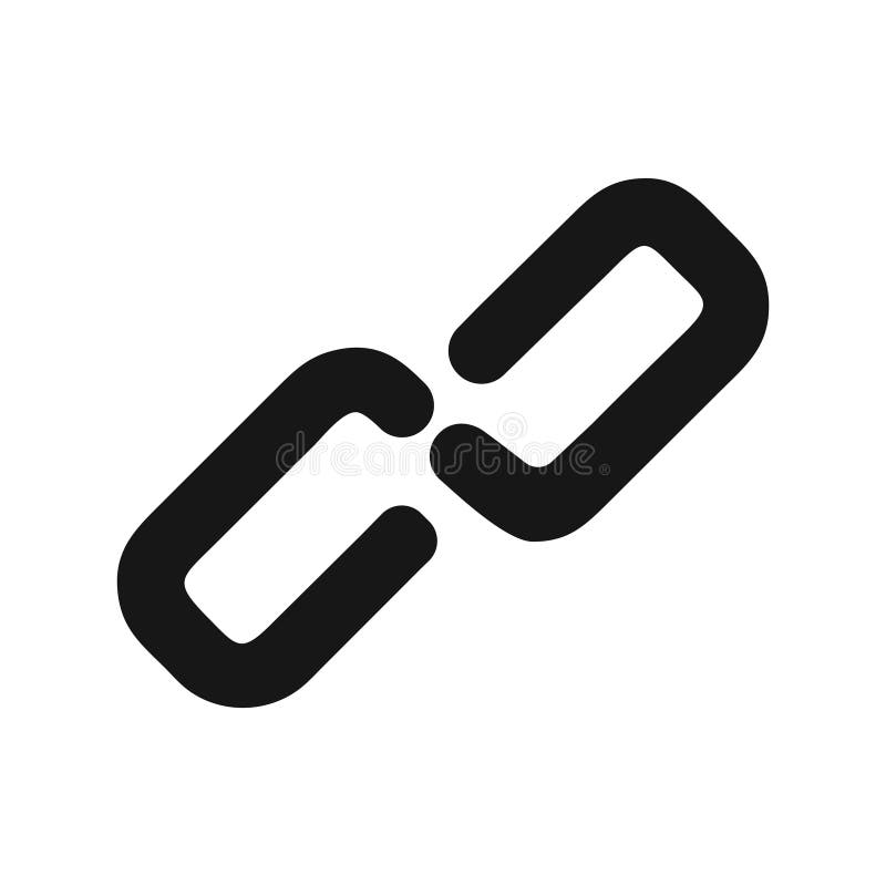 Icon user interface chain stock vector. Illustration of isolated ...