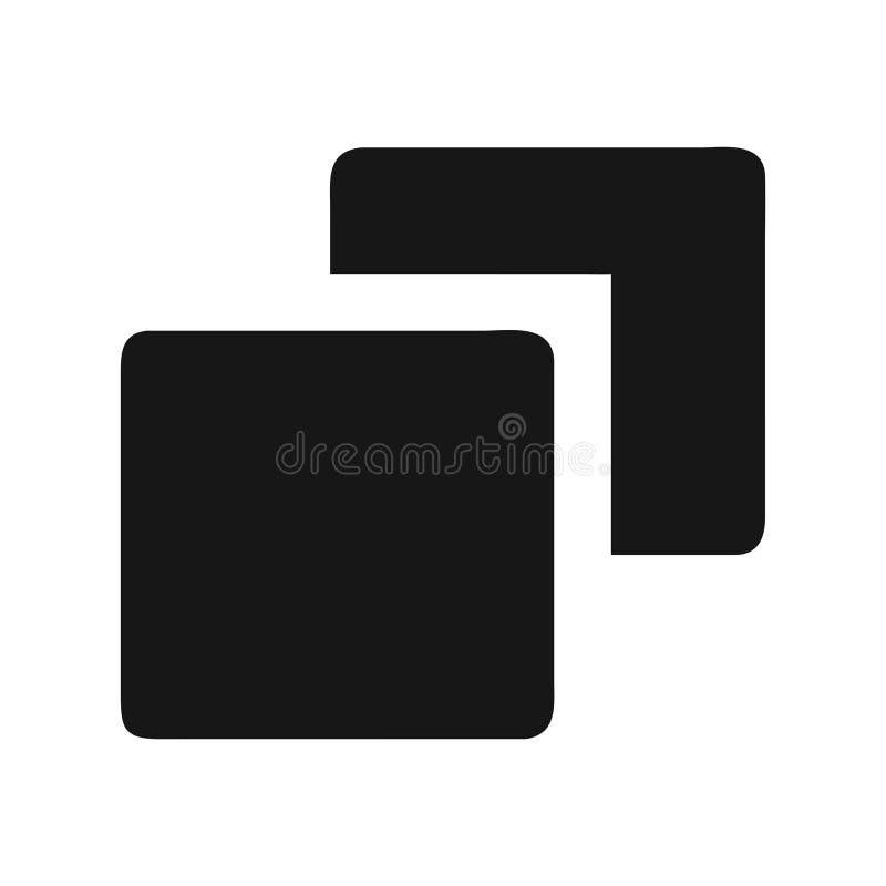 Icon User Interface Copy Document Stock Illustration - Illustration of ...