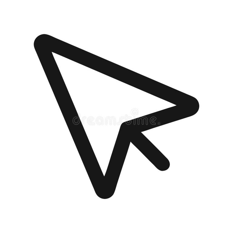 Icon User Interface Cursor Unique Stock Vector - Illustration of ...