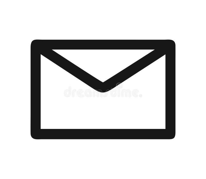Icon User Interface Email Envelope Stock Vector - Illustration of ...