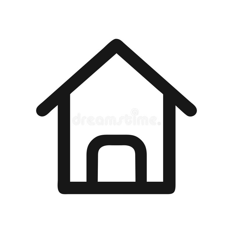 Icon user interface home stock vector. Illustration of symbol - 364312442