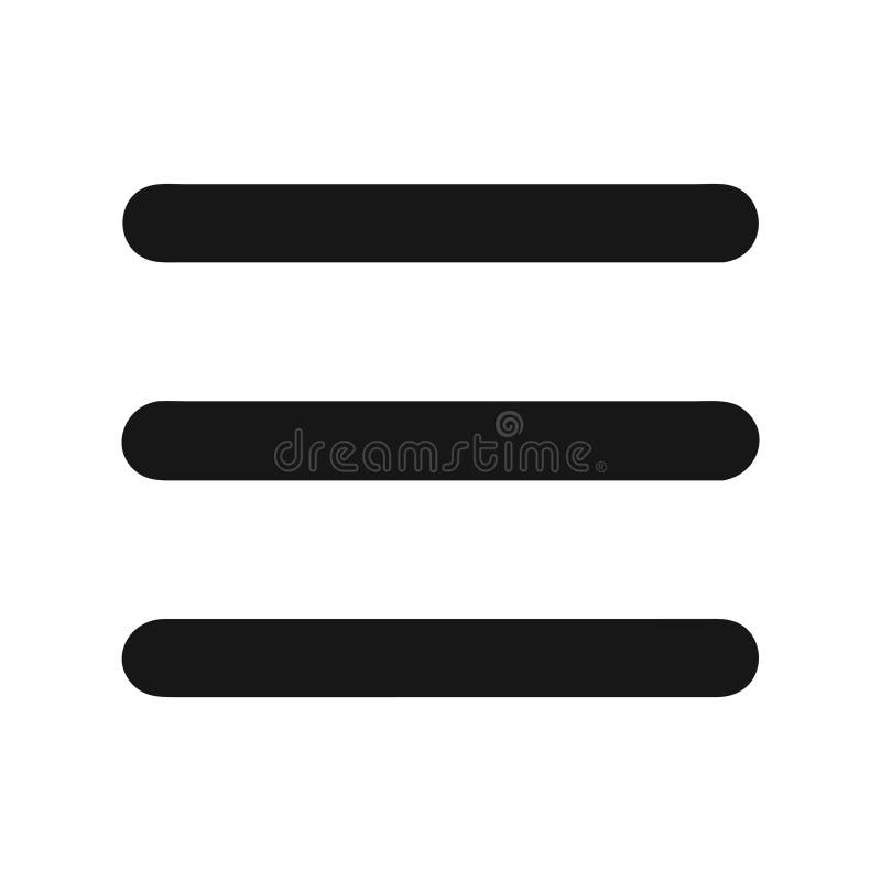 Icon User Interface Menu Line Art Stock Vector - Illustration of white ...