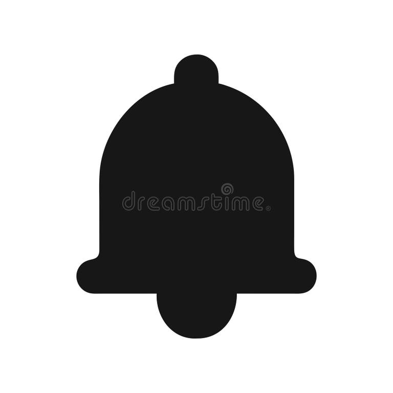 Icon User Interface Notification Bell Stock Illustration - Illustration ...