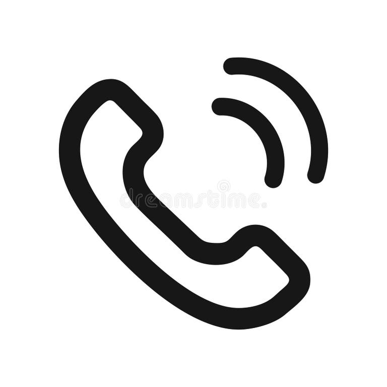 Icon User Interface Phone Call Stock Illustration - Illustration of ...