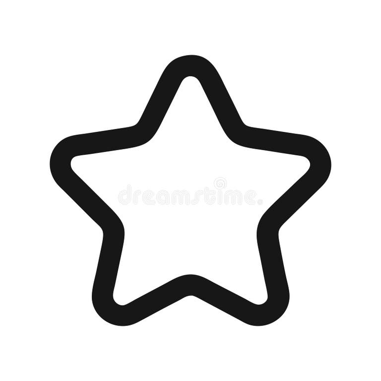 Icon user interface star stock vector. Illustration of favorite - 364312797