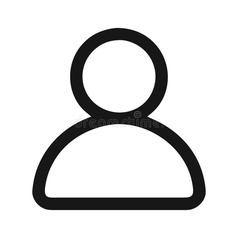 Icon User Interface User Avatar Stock Vector - Illustration of black ...