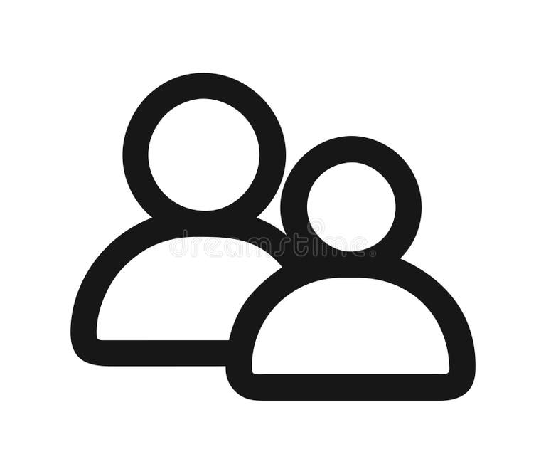 Icon User Interface User Profiles Stock Vector - Illustration of ...