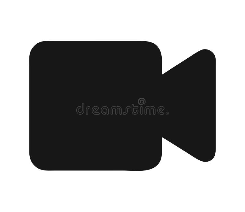 Icon User Interface Video Camera Stock Illustration - Illustration of ...
