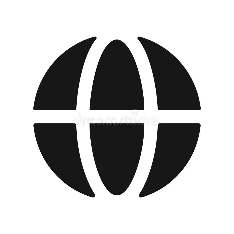 Icon User Interface Web Design Globe Stock Illustration - Illustration ...