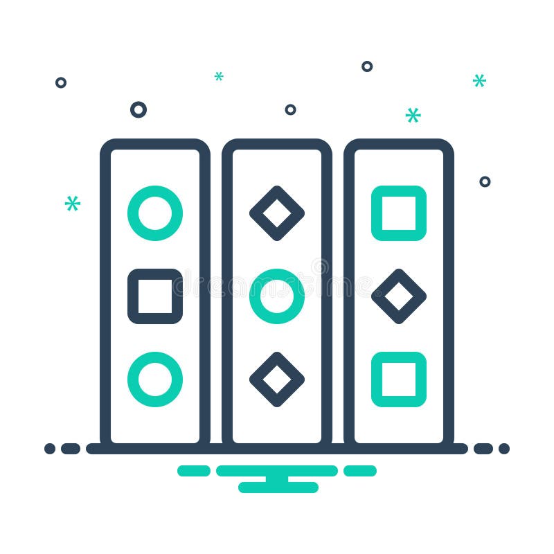 Mix Icon for Variations, Difference and Change Stock Vector ...