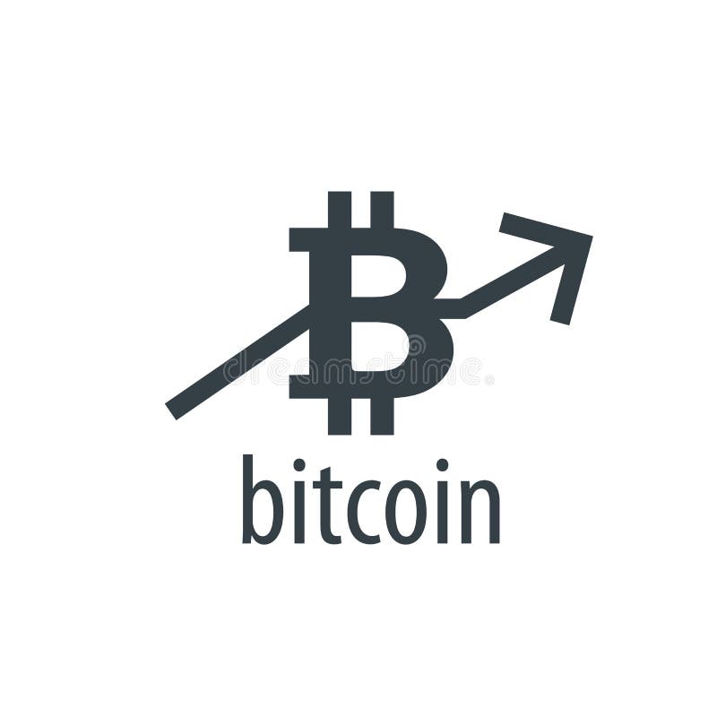 Icon vector bitcoin stock vector. Illustration of icon - 124498153