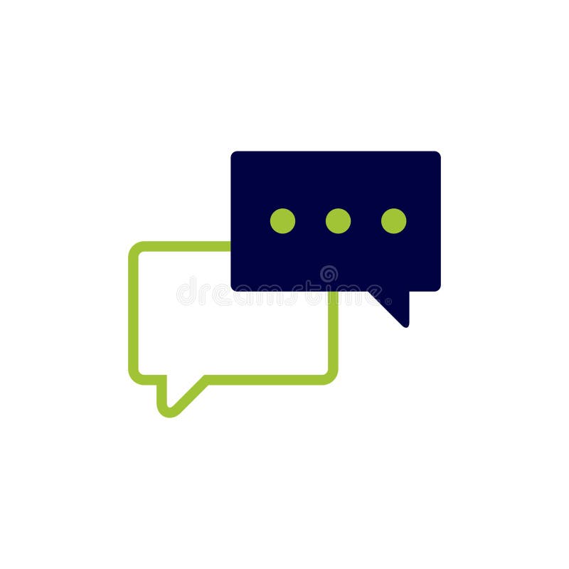 Icon Vector Concept of Feedback, Debate or Complaint Response is ...