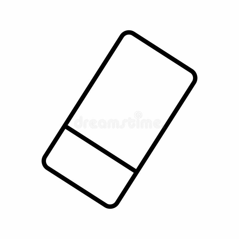 Vector set of eraser stock vector. Illustration of change - 119311539