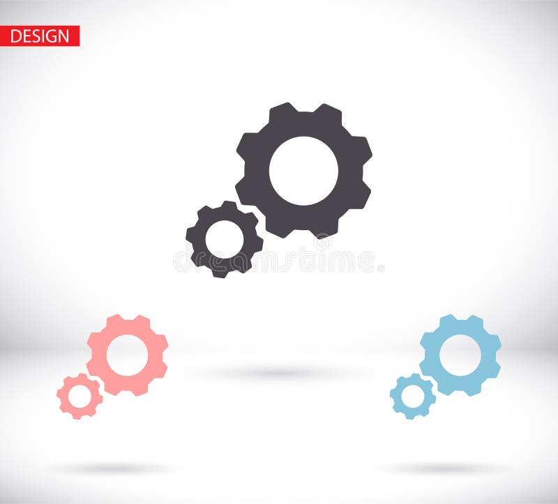Settings Isolated Vector Icon. Gear Symbol. Vector Icon Gear Tool or ...