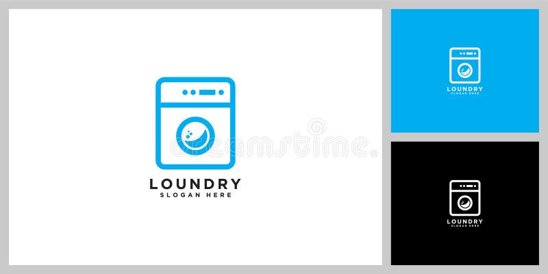 Icon Vector Laundry Logo Vector Stock Vector - Illustration of ...