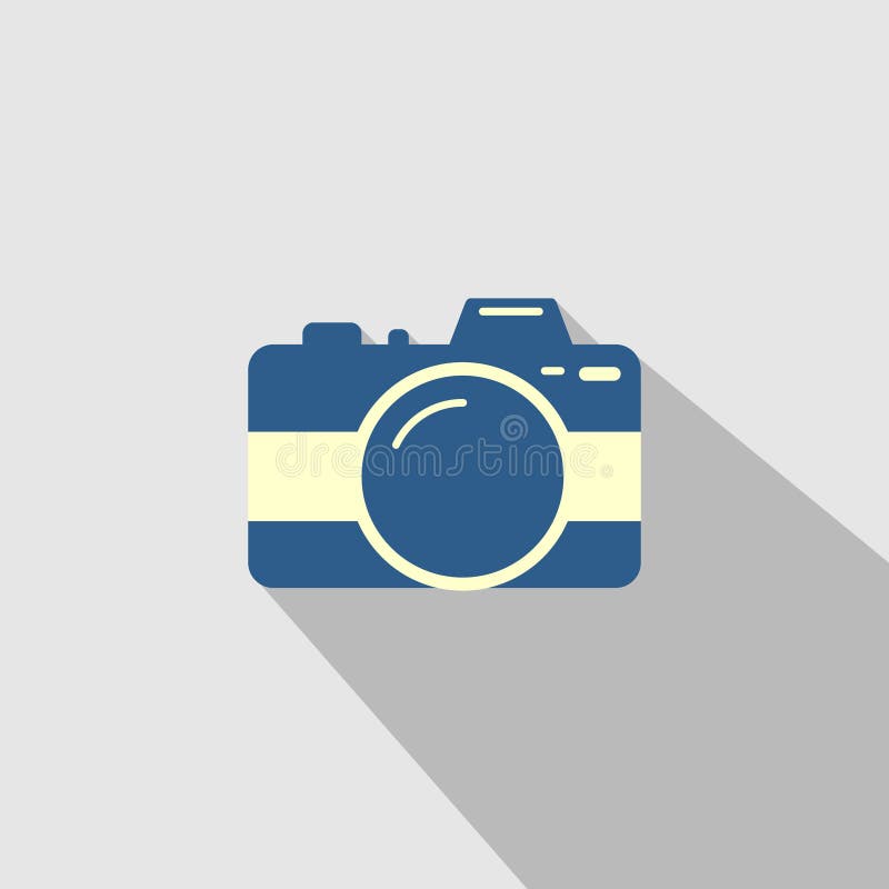 Simple Camera Shutter with Space Background Design Stock Vector ...