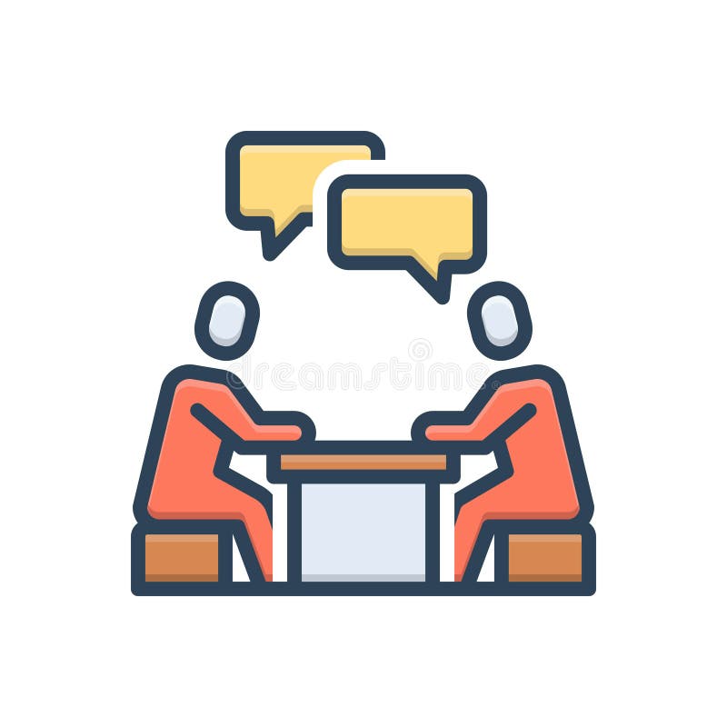 Color Illustration Icon for Verbal, Oral and Spoken Stock Vector ...