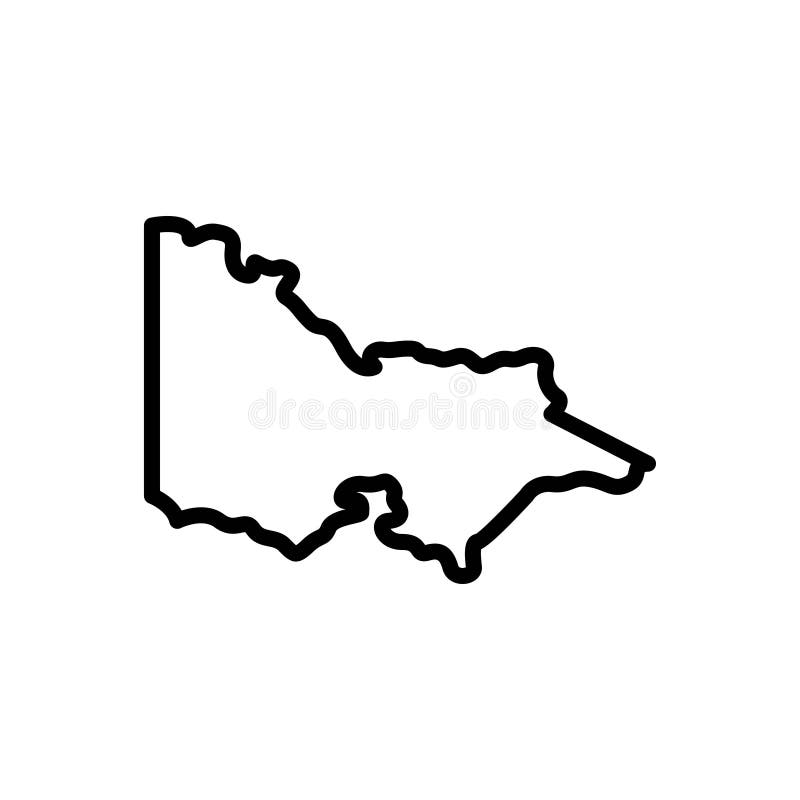 Victoria State Map Stock Illustrations – 1,006 Victoria State Map Stock ...
