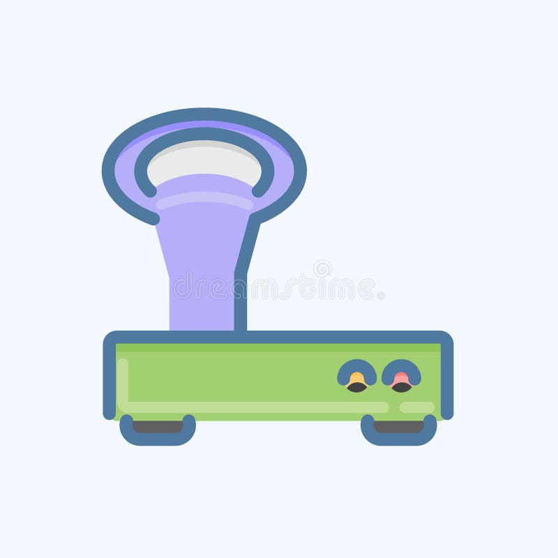 Icon Vintage Scale. Suitable for Education Symbol. Doodle Style. Simple ...