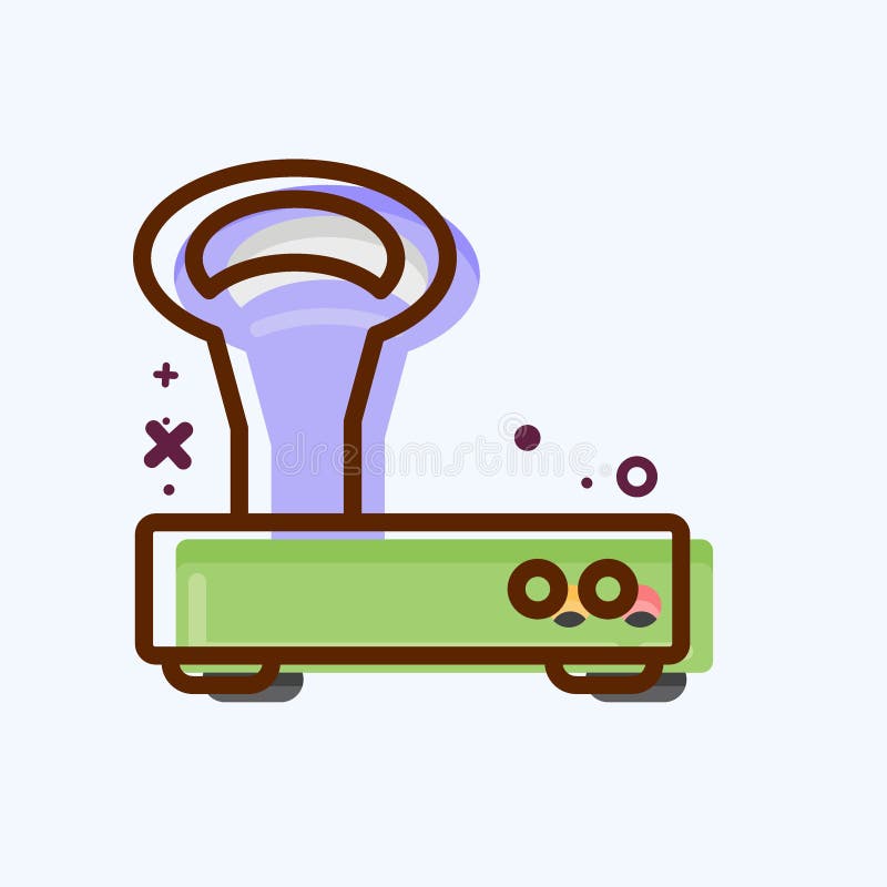 Icon Vintage Scale. Suitable for Education Symbol. MBE Style. Simple ...