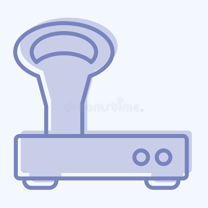 Icon Vintage Scale. Suitable for Education Symbol. Two Tone Style ...