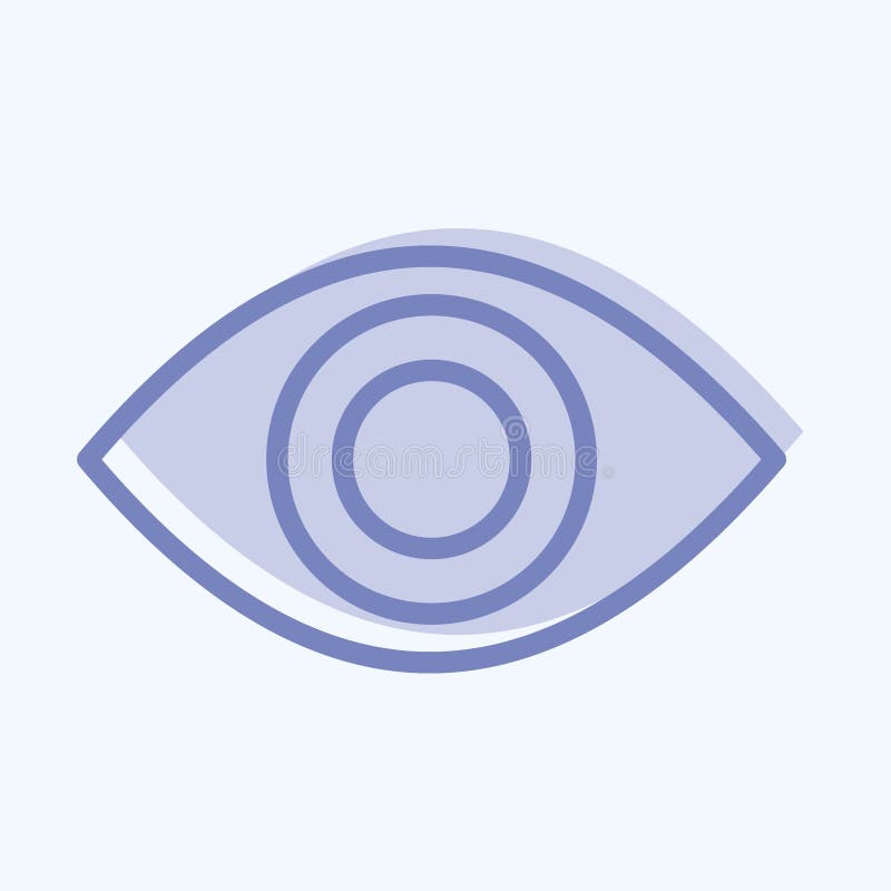 Icon Visible. Suitable for Security Symbol. Two Tone Style. Simple ...