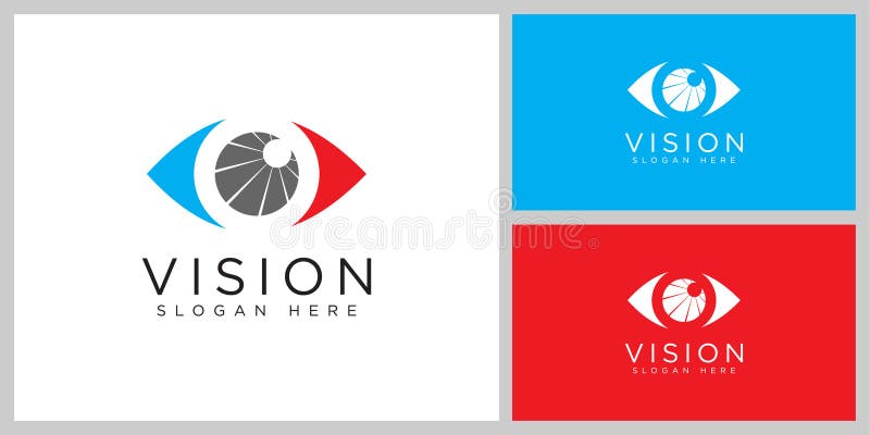 Icon Vision Logo Vector Design Stock Vector - Illustration of nature ...