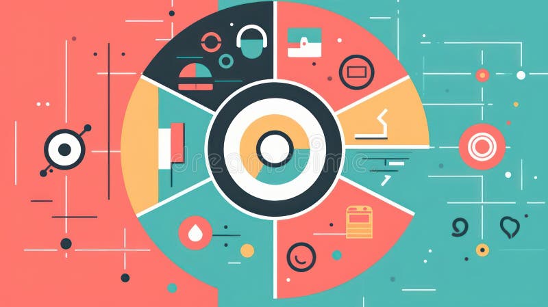 A Social Media Analytics Icon Representing The Analysis Of Social Media