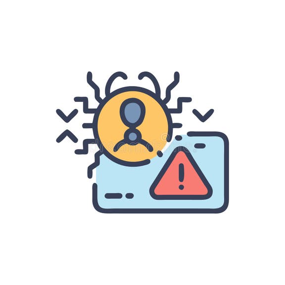 Icon of Vulnerability for Security Management Stock Photo ...
