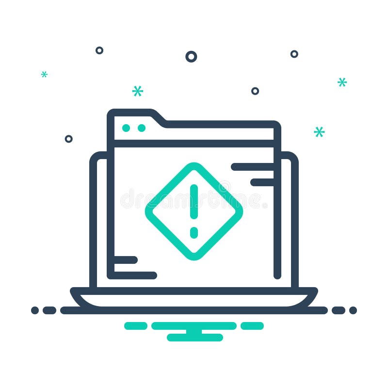 Mix Icon for Vulnerable, Accessible and Unsafe Stock Vector ...