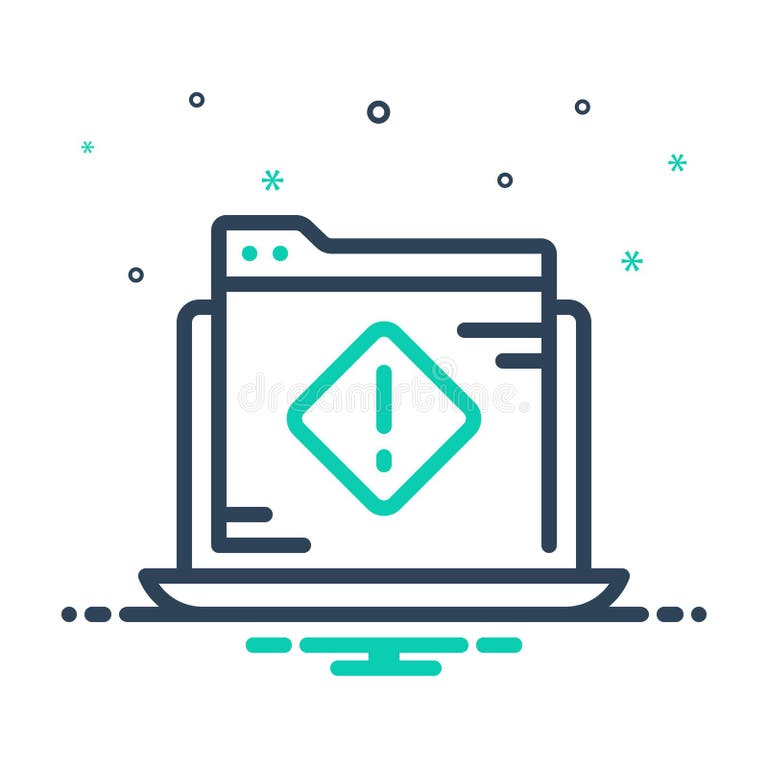 Mix Icon for Vulnerable, Accessible and Unsafe Stock Vector ...