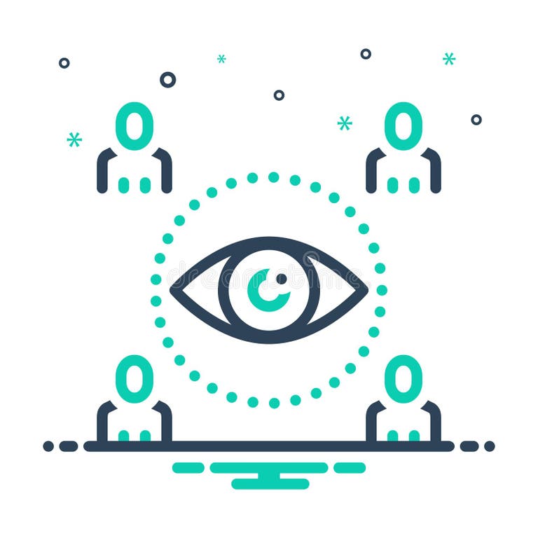 Mix Icon for Ware, Vigilant and Watchful Stock Vector - Illustration of ...