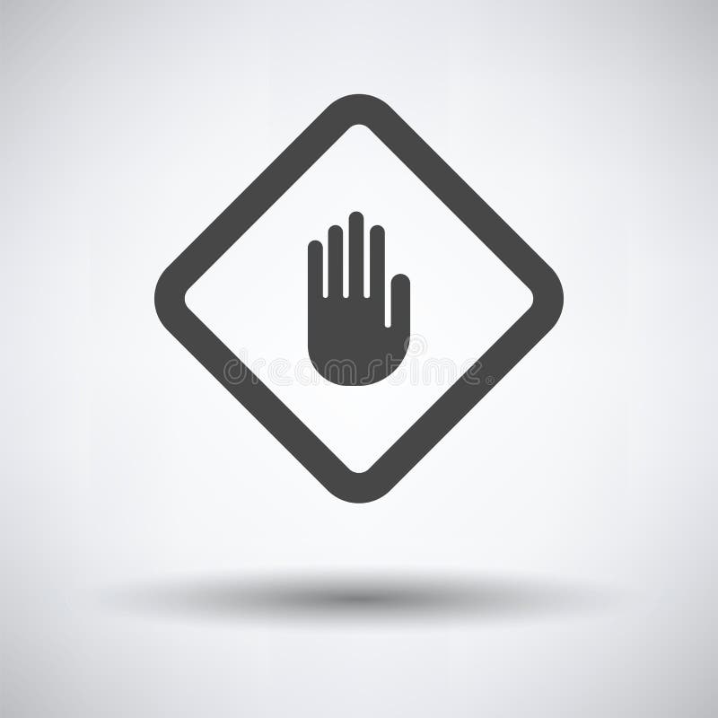 Hand Stop Gray Icon Stock Illustrations – 421 Hand Stop Gray Icon Stock ...