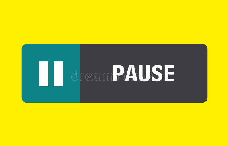 Icon web pause stock illustration. Illustration of pause - 94905456
